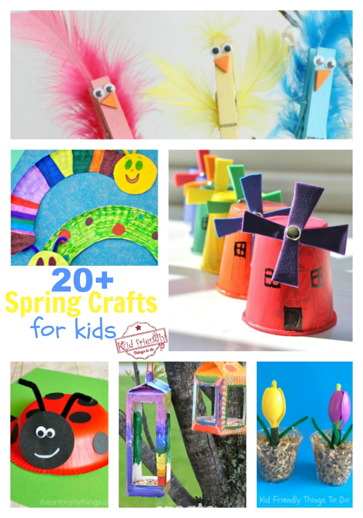 Over 20 Easy To Make Crafts For Kids That Welcome Spring Over 20 Easy To Make Crafts For Kids That Welcome Spring