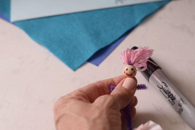 Pipe Cleaner Mermaid Doll Craft