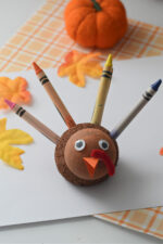 A Styrofoam Turkey Craft