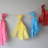 Easy DIY Tissue Paper Party Banner