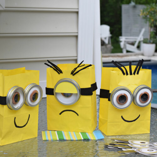 Easy Minion Cheese Stick Party Snack