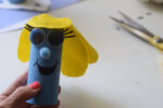 Toilet Paper Tube Smurf Craft