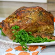 Savory Herbed Turkey Recipe (Delicious Crispy Skin) | Kid Friendly ...