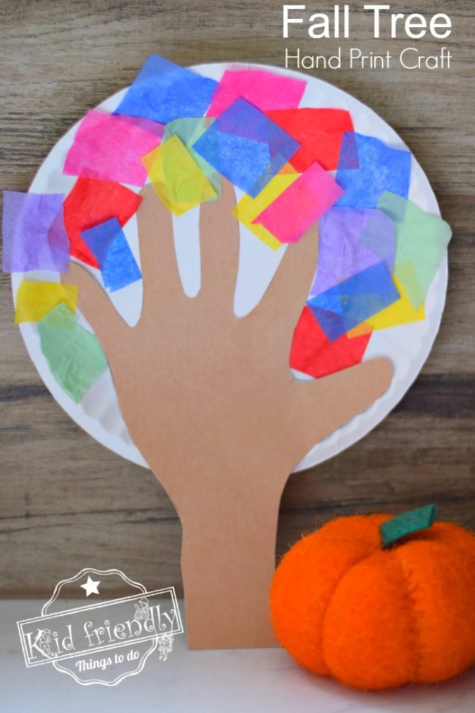 A Fall or Thanksgiving Hand Print Tree Craft - Kid Friendly Things To ...