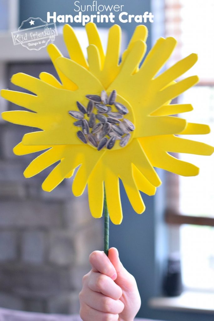 A Bouquet of Sunflowers - Sunflower Handprint Craft