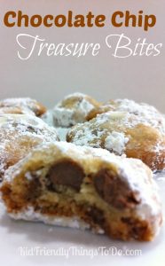 Treasure Bites, A One Bowl Chocolate Chip Cookie Recipe