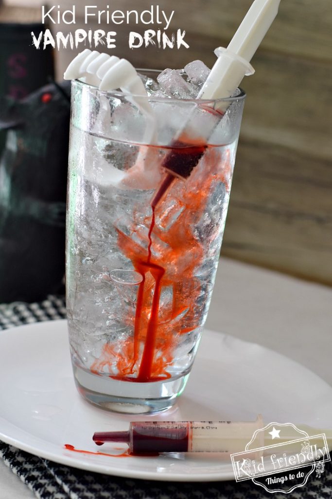 Kid-Friendly Halloween Vampire Drink with VIDEO