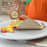 Easiest Thanksgiving Craft Ever - A Paper Plate Cornucopia