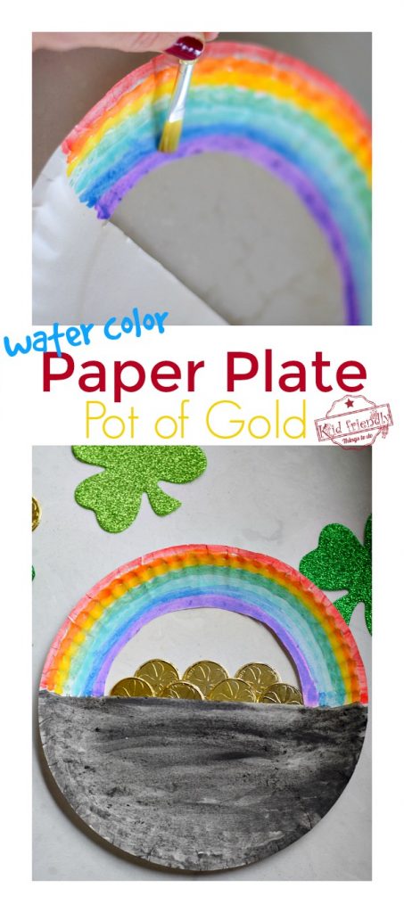 A Simple Paper Plate Pot of Gold St. Patrick's Day Craft
