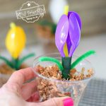 Plastic Spoon Spring Flower Craft
