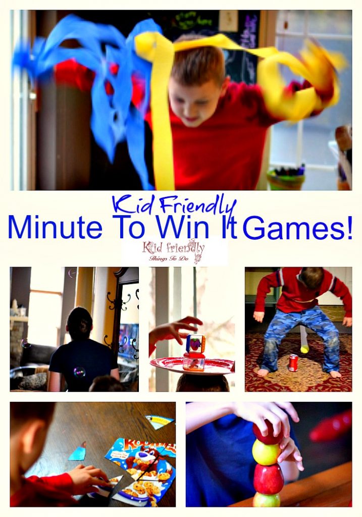 Minute to Win It Games with Supplies From Home
