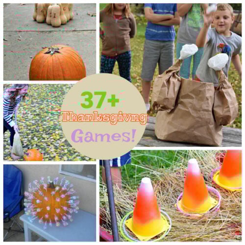 10 Awesome Thanksgiving Games for Kids to Play {Minute to Win It}