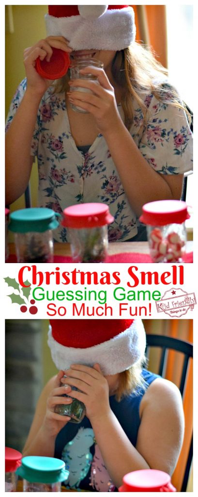 Guess that Smell Christmas Game for the Whole Family to Play!