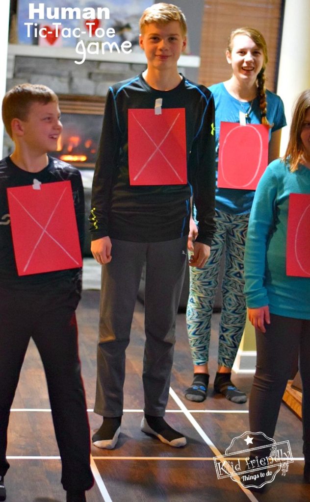 Human Tic-Tac-Toe - A Valentine Party Game to play
