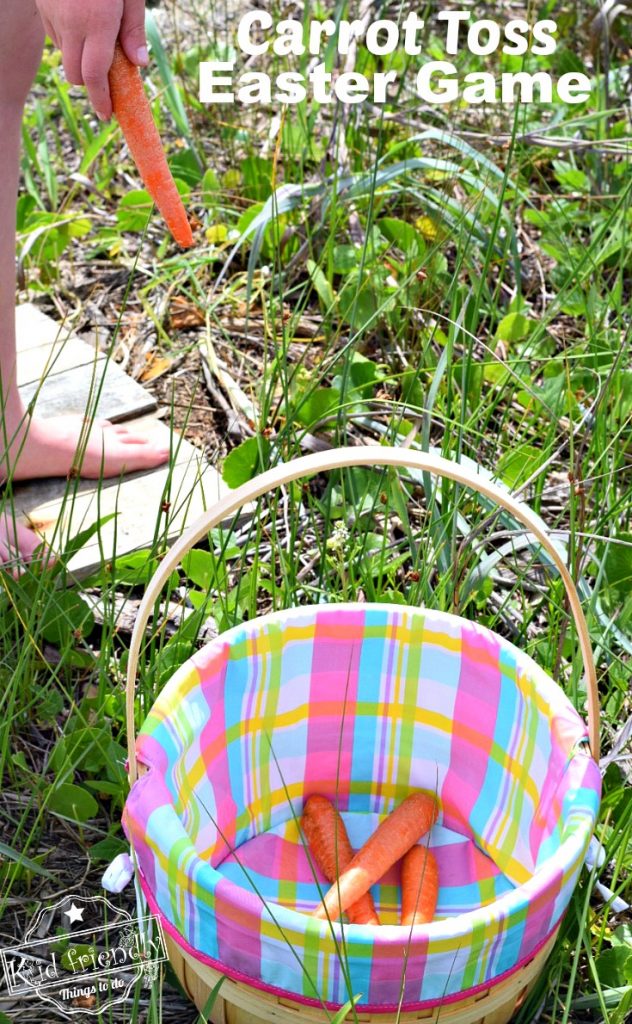 Carrot Toss - A Fun and Easy Easter Game to Play