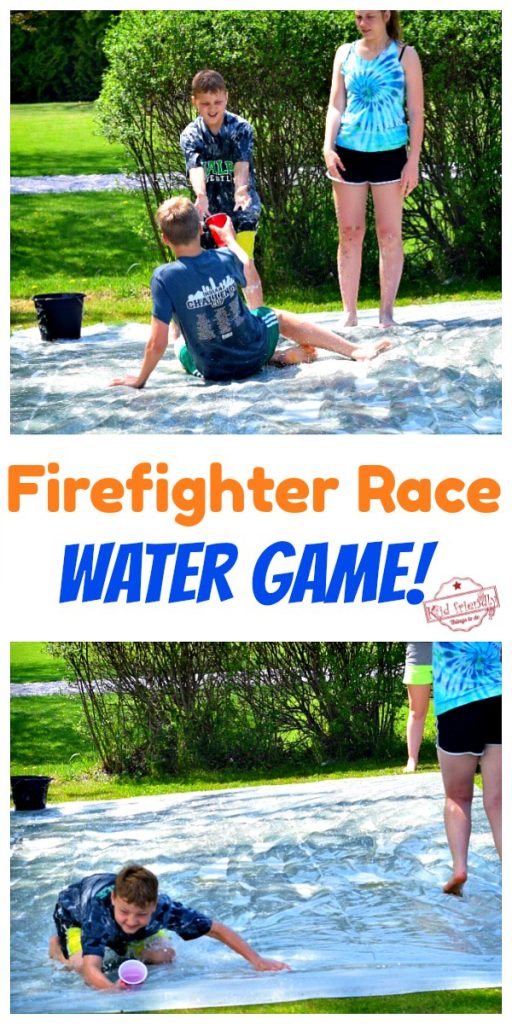 Firefighter Race - A Water Game for Kids!