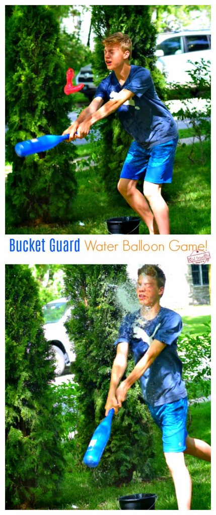 Bucket Guard Water Balloon Game for Kids, Teens and Adults to Play