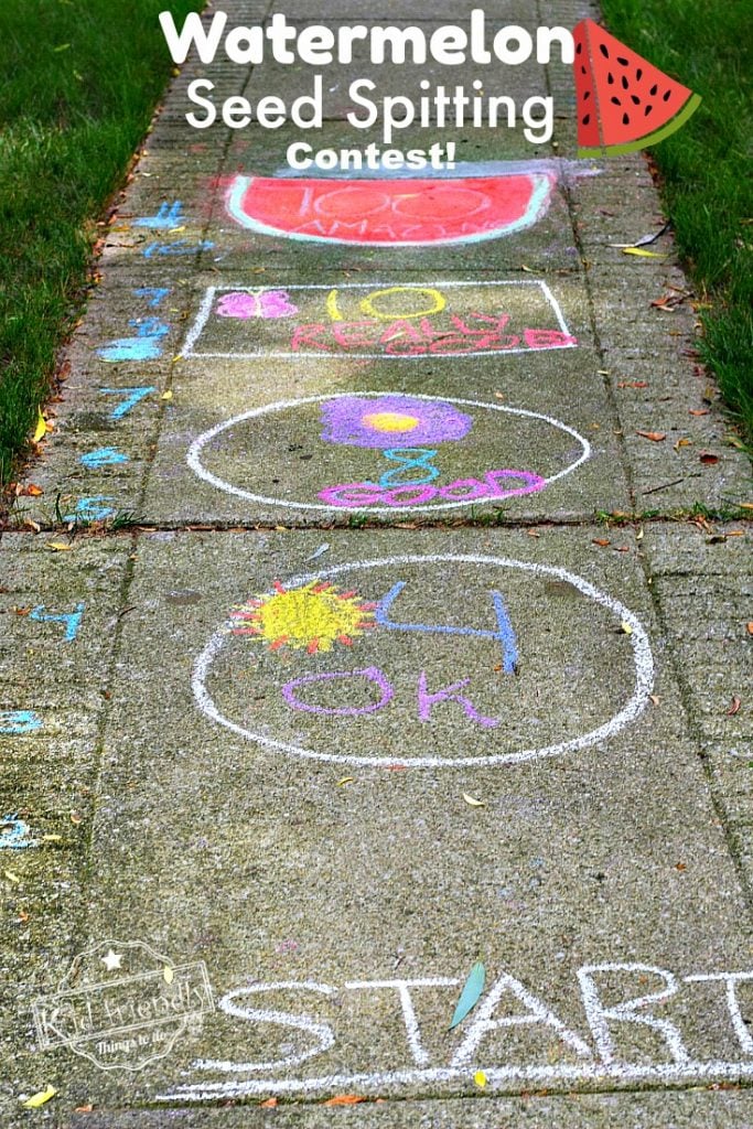 Watermelon Seed Spitting Contest a Fun Outdoor Summer Picnic Game for Kids