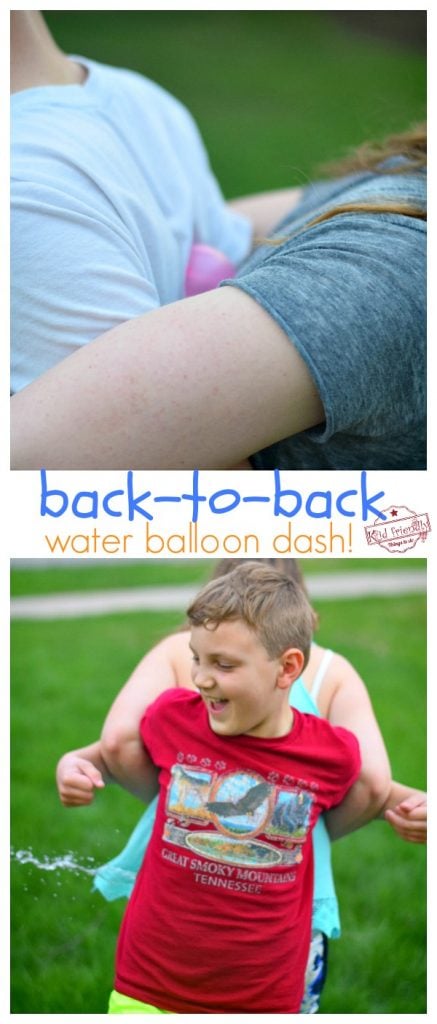 Back to Back Water Balloon Dash A Fun Summer Water Balloon Game to Play