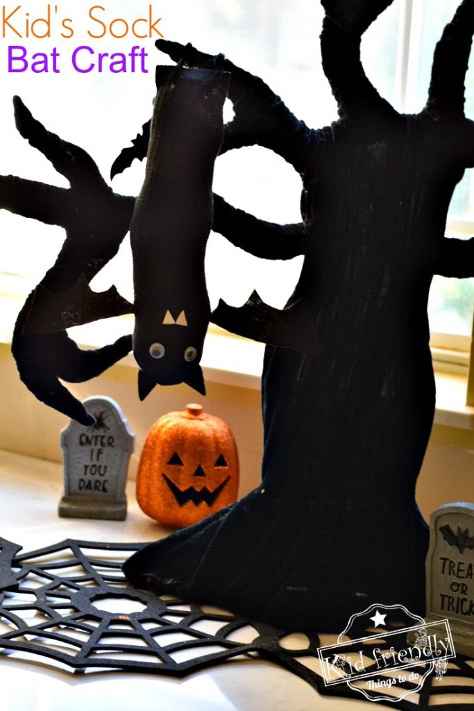 Easy Bat Craft for Kids with Bat Wing Template