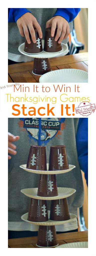 10 Awesome Thanksgiving Games for Kids to Play {Minute to Win It}