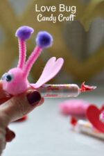 Easy Love Bug Candy Craft - A Valentine's Day Homemade Craft