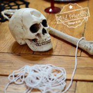Pass the Skeleton Bone Race {A fun Halloween Game for Kids & Teens}