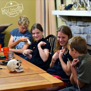 Pass the Skeleton Bone Race {A fun Halloween Game for Kids & Teens}