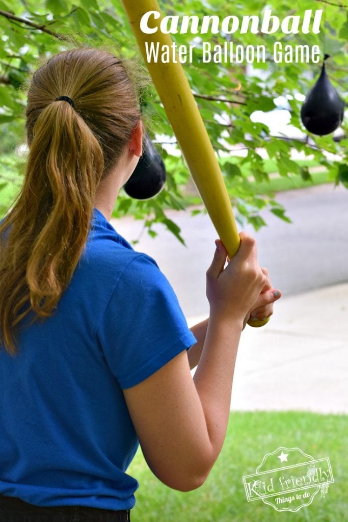 Find the Hidden Treasure in the Cannonball {Fun Water Balloon Game}