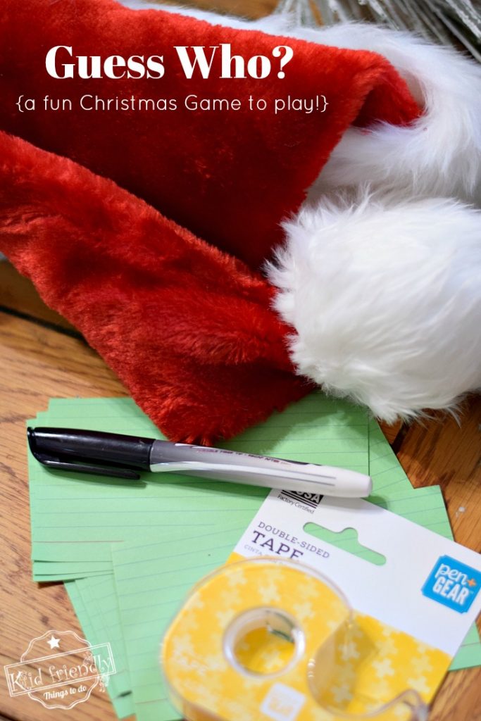 Guess Who? {A fun Christmas Game to Play}