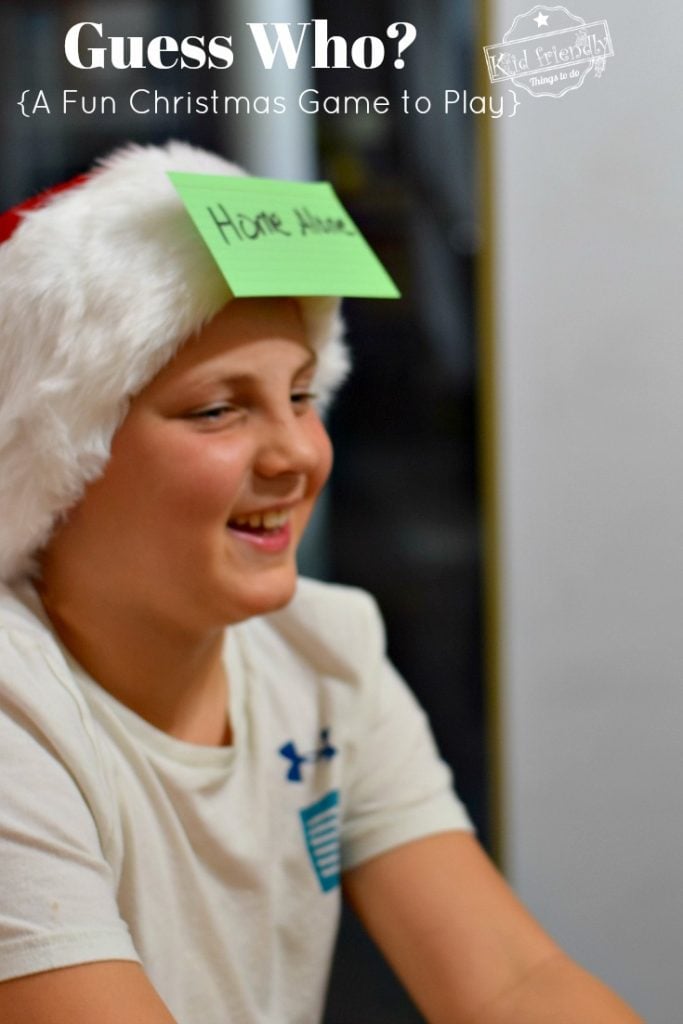 Guess Who? {A fun Christmas Game to Play}