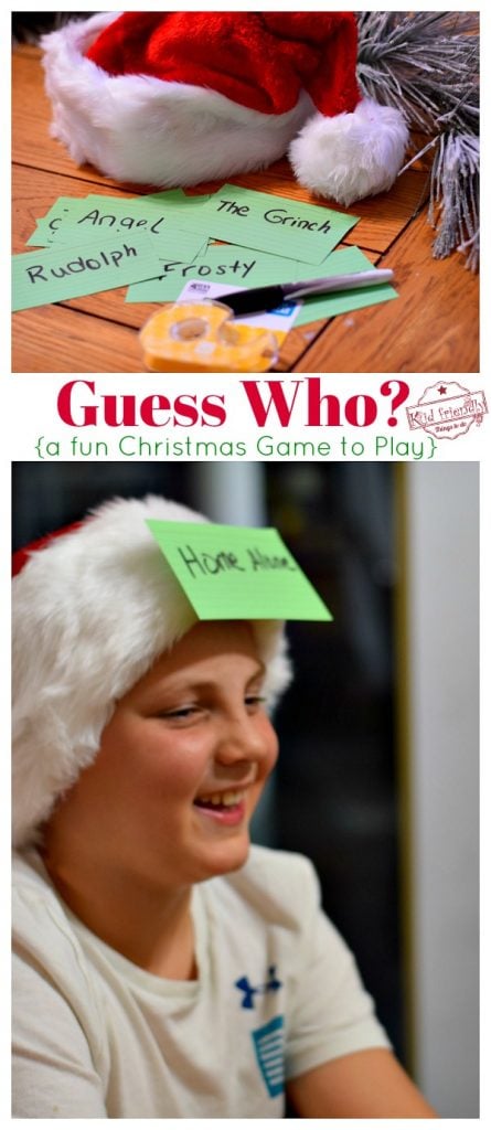 Guess Who? {A fun Christmas Game to Play}