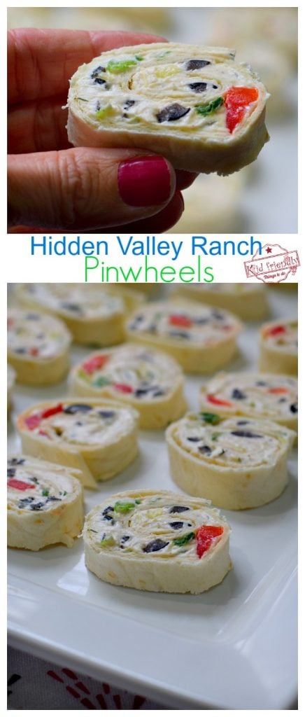 Hidden Valley Ranch Pinwheels Appetizer