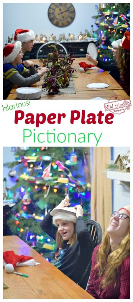 Paper Plate Pictionary {Hilarious Group Game Idea!}
