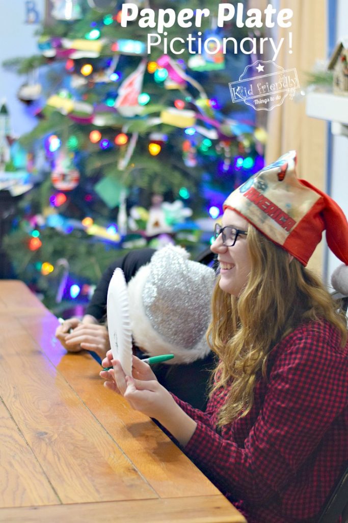 Paper Plate Pictionary {Hilarious Group Game Idea!}