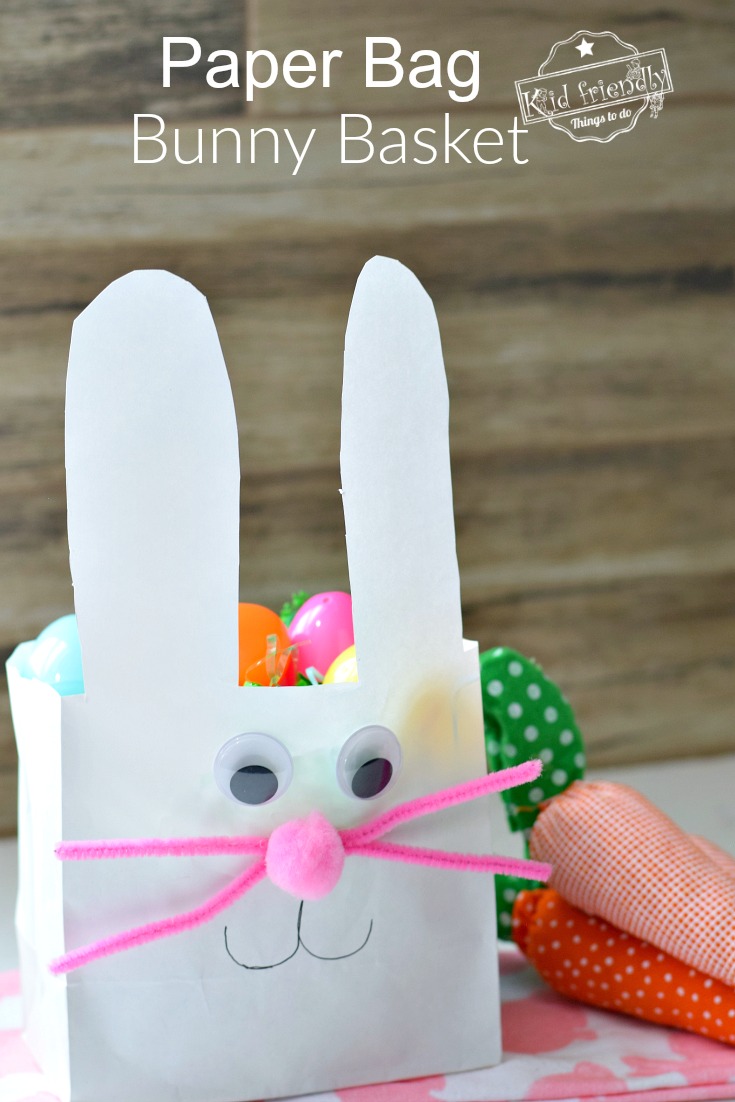 A Paper Bag Easter Bunny