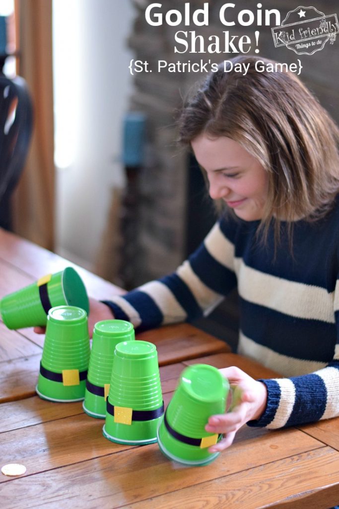 Gold Coin Shake {St. Patrick's Day Game!}