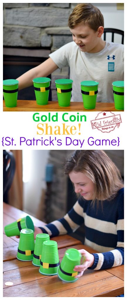 Gold Coin Shake {St. Patrick's Day Game!}