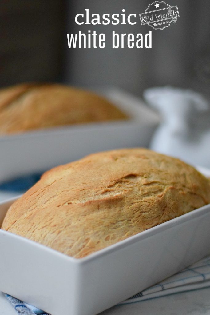 Classic White Bread Recipe {with Milk}