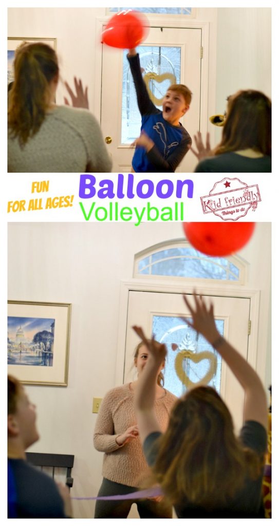 Balloon Volleyball {A Fun Indoor or Outdoor Game for All Ages}