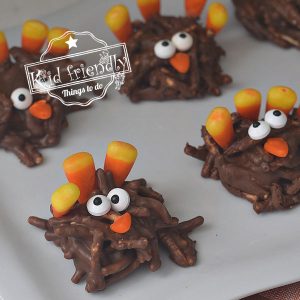 Turkey Haystack Cookies {Cute Thanksgiving Dessert}