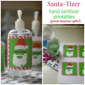 Santa-Tizer Free Printable