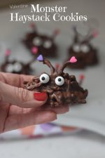Valentine's Monster Haystack Cookies