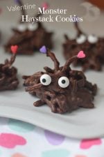 Valentine's Monster Haystack Cookies