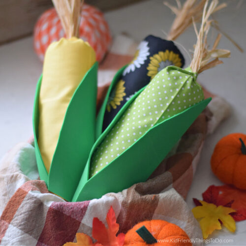 Indian Corn Luminaries - A Craft For Thanksgiving