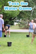 Toss the Water {Hilarious Water Game!} - Kid Friendly Things to Do