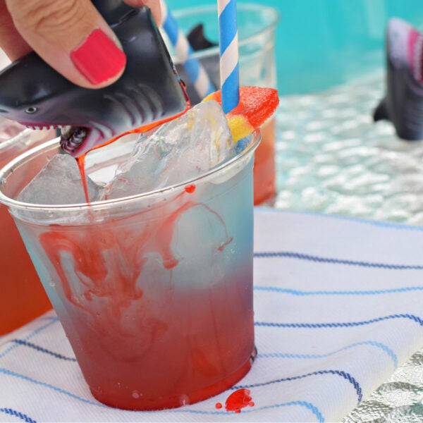 Shark Attack Drink for Kids - Kid Friendly Things to Do