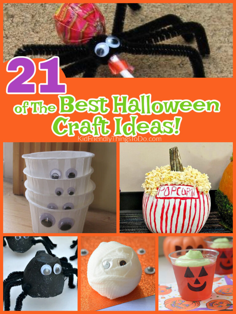 Over 21 Halloween Crafts and Food Craft Ideas for Kids and Teens