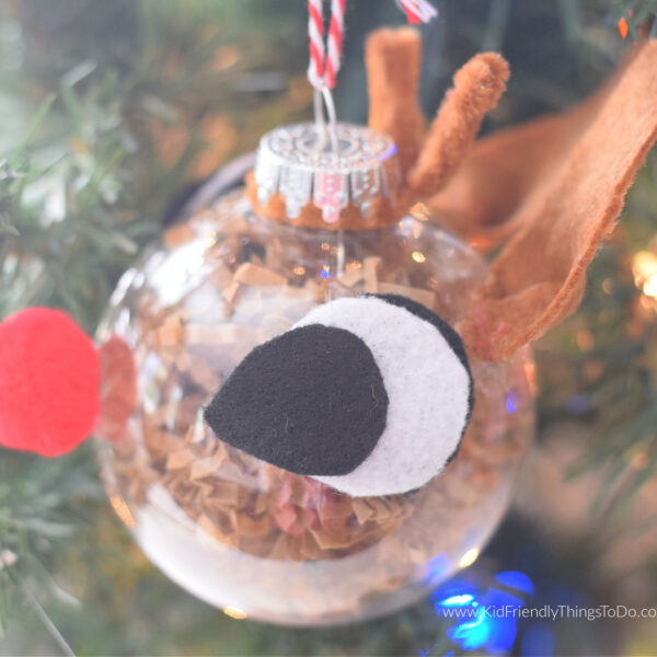 A DIY Rudolph Ornament
