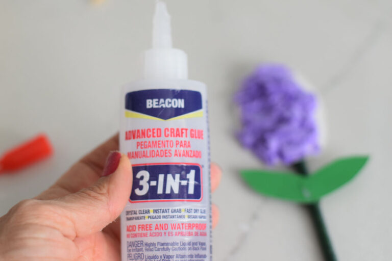 Tissue Paper Hyacinth Craft for Kids - Kid Friendly Things to Do